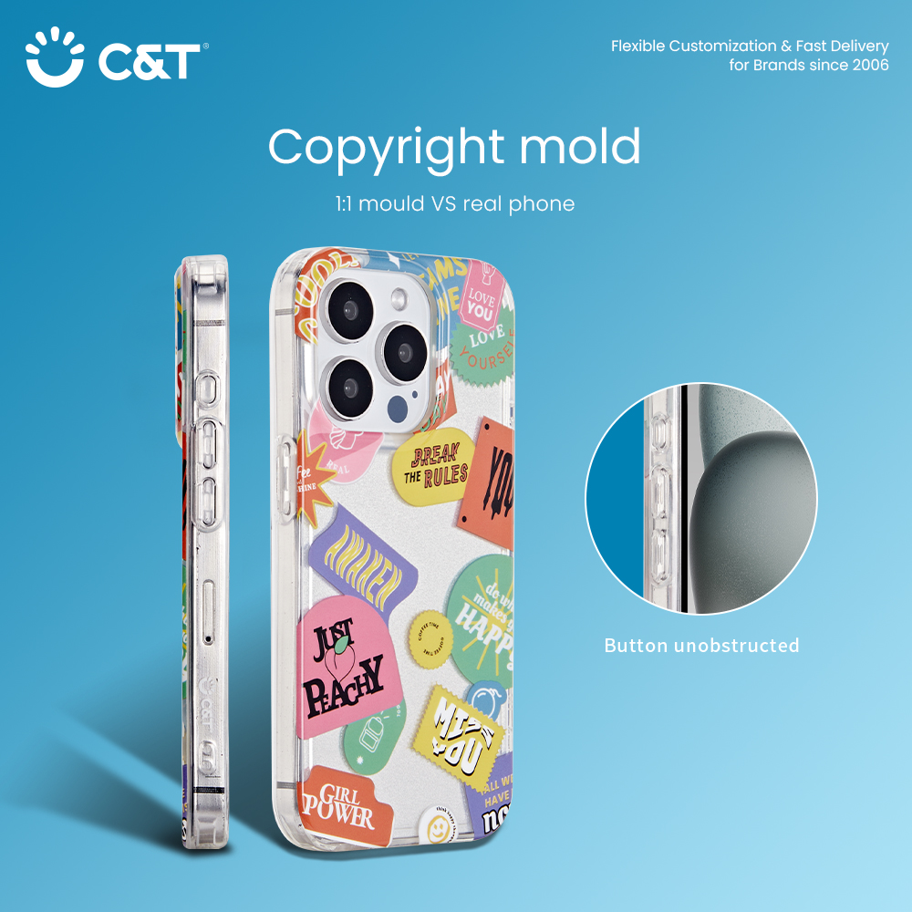 Personalised Sticker Style C&T® Phone Case - Guangzhou C&T Industry ...
