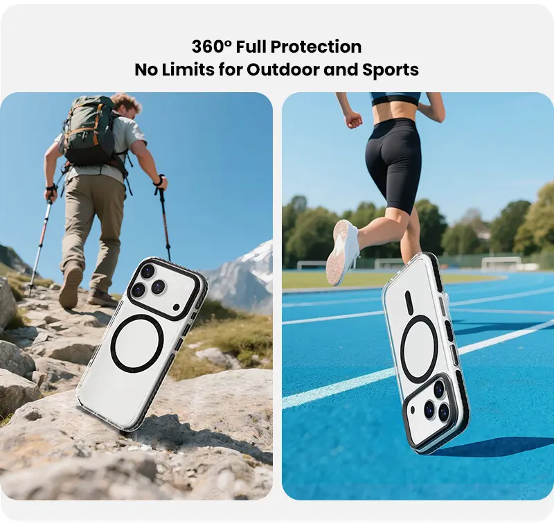 3-in-1 Magnetic Beauty Shield Phone Case C&T® - C&T Phone Case Maker